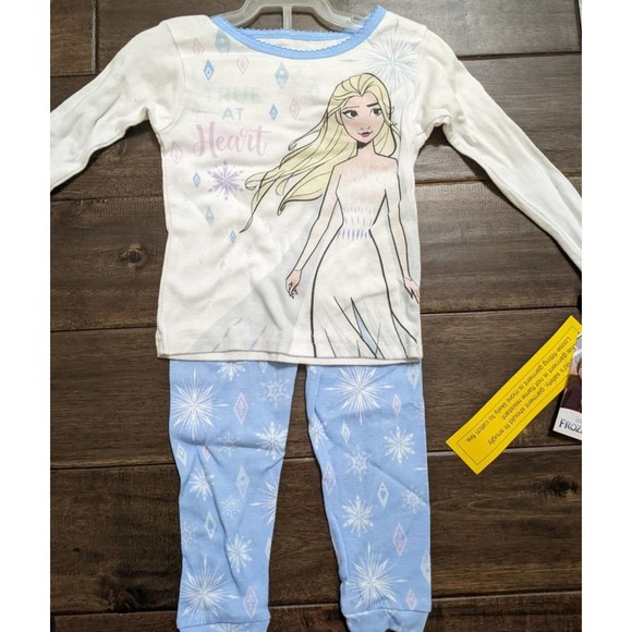 Disney | Pajamas | 3t New Disney Cotton Pajamas Frozen Elsa True At ...